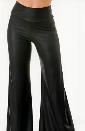 MODENAIRE High-waist Flared Leg Pants