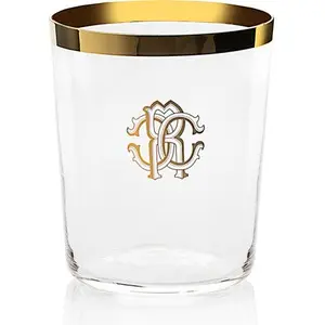 Roberto Cavalli Classic Old Fashion Glass - Gold
