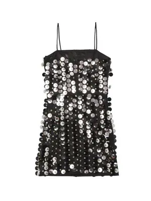 THEME Davie Disco Sequin Dress