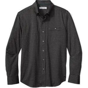 Tommy Bahama San Sebastian Microcheck Islandzone® Button-up Shirt - Black