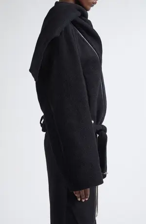 Rick Owens Concordians Cashmere Crop Flight Jacket