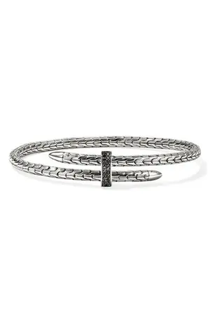 John Hardy Spear Flex Cuff With Gemstones - Silver