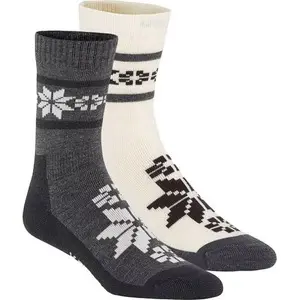 Kari Traa Rusa Wool Crew Socks 2-pack - Dust