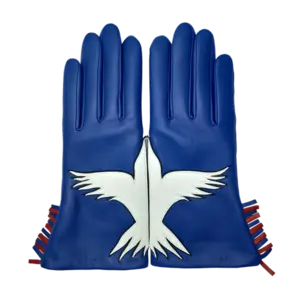 AGNELLE Freedom Lambskin Gloves - Gitane/lumiere