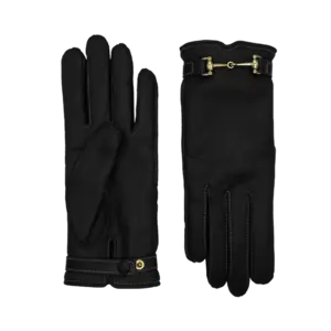 AGNELLE Greco Lambskin Glove - Tnoir