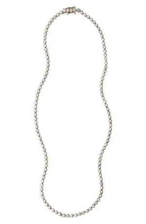 MADE BY MARY Poppy Cubic Zirconia Tennis Necklace