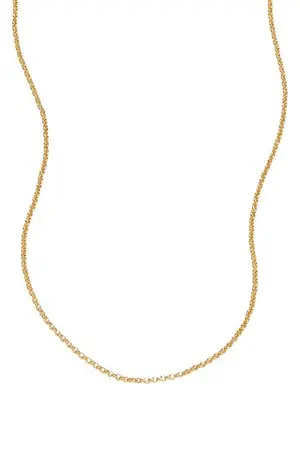 MADE BY MARY Rolo Chain Necklace - Gold Filled