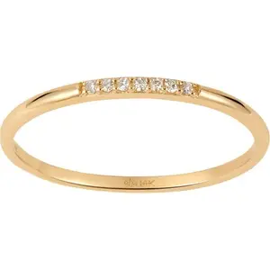 MADE BY MARY Luna Diamond Band Ring - 14k Solid Gold