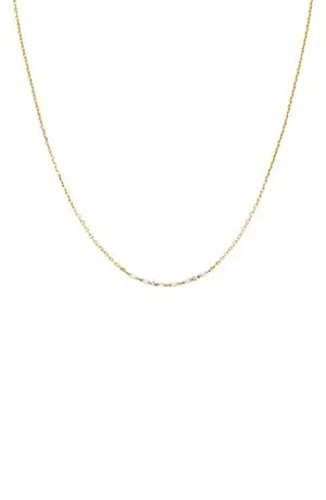 MADE BY MARY Mama Morse Code Chain Necklace - Gold Vermeil