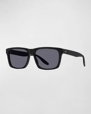 Barton Perreira Walker Square Sunglasses - Black Nocturnal Polarized