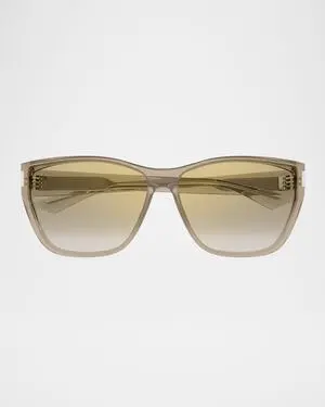 Saint Laurent Bio Injection Cat-eye Sunglasses - Yellow