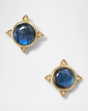 JAMIE TURNER Reverie Stud Earrings - Labradorite