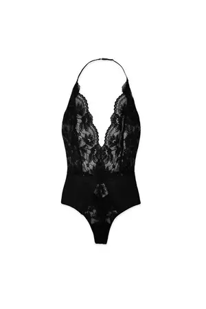 Natori Fleur Teddy - Black