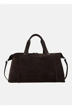 Vince Westmore Suede Duffle Bag - Red