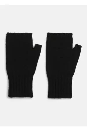 Vince Cashmere Hand Warmers - Black