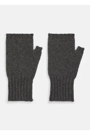 Vince Cashmere Hand Warmers - Charcoal