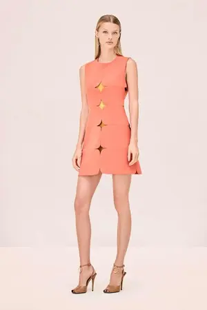 Crewneck Mini Cocktail Dresses
