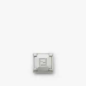 Fendi 925 Sterling Earring With Ff Motif