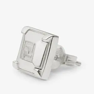 Fendi 925 Sterling Earring With Ff Motif