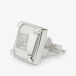 Fendi 925 Sterling Earring With Ff Motif