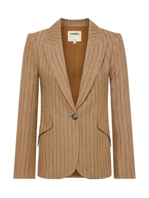 L'Agence Chamberlain Striped Blazer