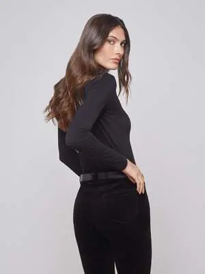 L'Agence Lani Turtleneck - Black