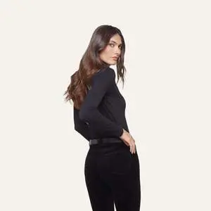 L'Agence Lani Turtleneck - Black
