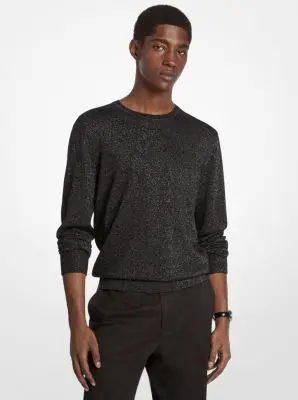 Michael Kors Metallic Merino Wool Sweater