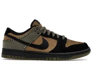 Nike Dunk Low Retro Camo Olive Sneakers