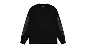 StÜssy Pill Long Sleeve Tee Shirt - Black
