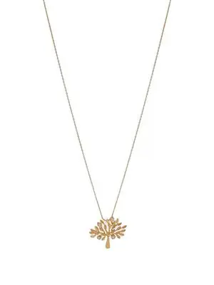 Mulberry Tree Crystal Embellished Necklace - Gold