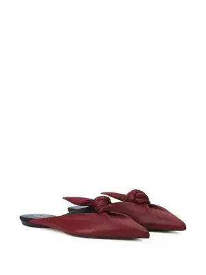 LANVIN Knotted Pointed-toe Mules