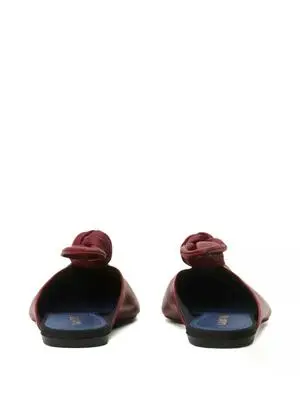 LANVIN Knotted Pointed-toe Mules