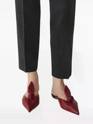 LANVIN Knotted Pointed-toe Mules