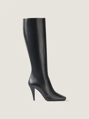 Givenchy Sliced Square Leather Boots