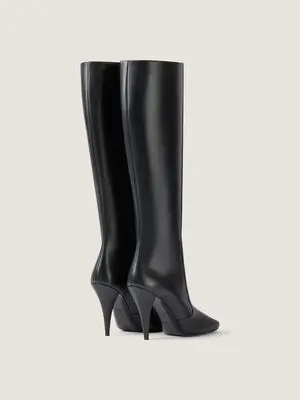 Givenchy Sliced Square Leather Boots