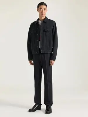 Givenchy Straight Fit Jeans With Crease Effect - Black