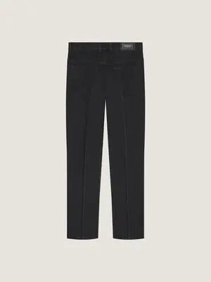 Givenchy Straight Fit Jeans With Crease Effect - Black