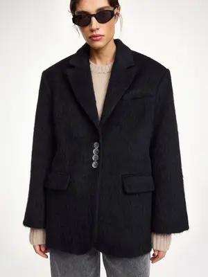BY MALENE BIRGER Biena Single-breasted Blazer - Black