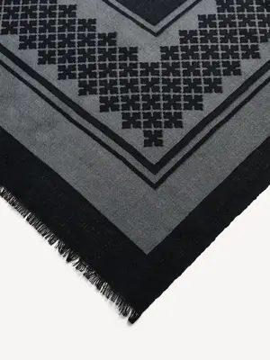 BY MALENE BIRGER Julee Wool Scarf - Charcoal