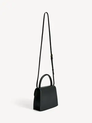 BY MALENE BIRGER Ramil Leather Shoulder Bag - Black