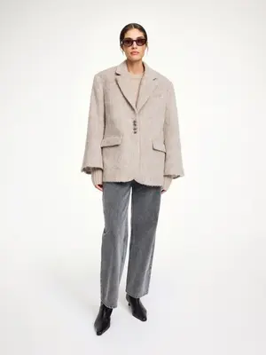 BY MALENE BIRGER Biena Single-breasted Blazer - Cobblestone