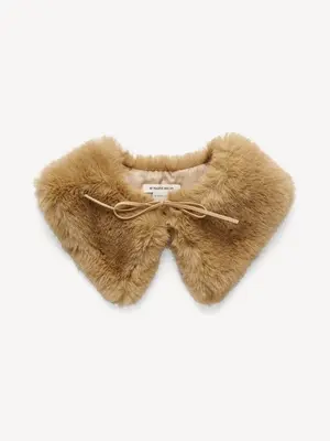 BY MALENE BIRGER Cowie Faux Fur Collar - Tannin
