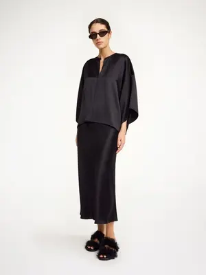 BY MALENE BIRGER Boshan Midi Skirt - Black