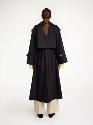 BY MALENE BIRGER Alaya Trench Coat - Black
