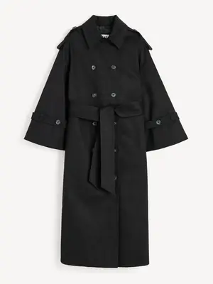 BY MALENE BIRGER Alaya Trench Coat - Black