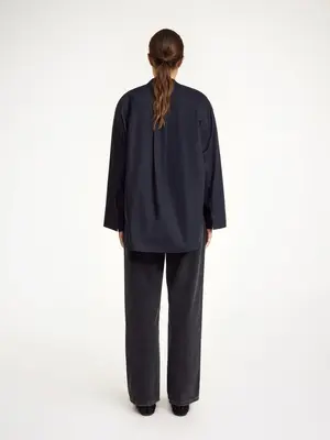 BY MALENE BIRGER Derris Organic Cotton Shirt - Black