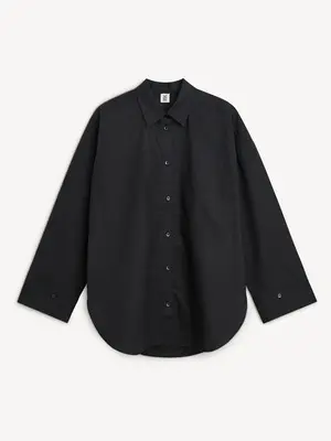 BY MALENE BIRGER Derris Organic Cotton Shirt - Black
