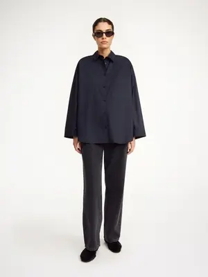 BY MALENE BIRGER Derris Organic Cotton Shirt - Black