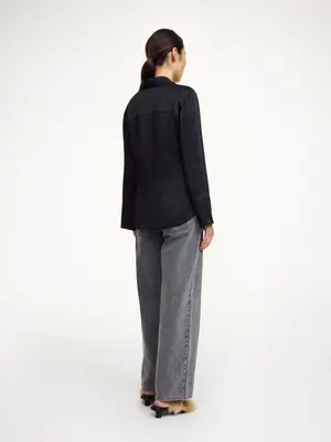 BY MALENE BIRGER Rosiannas Satin Shirt - Black